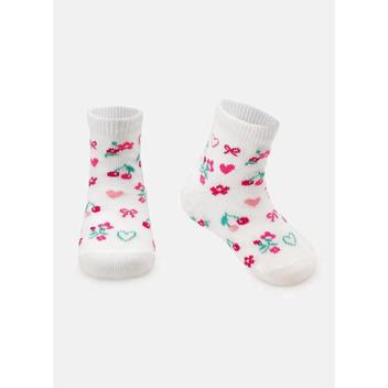 Meia Soquete Infantil Estampada Menina Puket 6903 - Meia Infantil ...