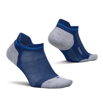 Meias de tornozelo com almofada Elite Max No Show Tab Navy Mist ...