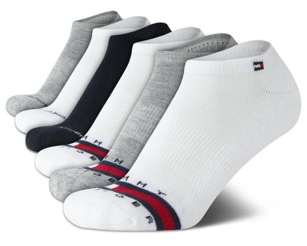 Meias decotadas Tommy Hilfiger Performance, pacote com 6, para mulheres ...