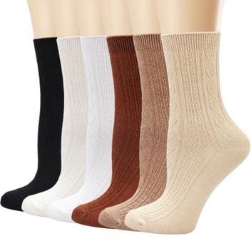 Meias Femininas de Algodão Mcool Mary - Pacote com 6 Unidades - Meia ...