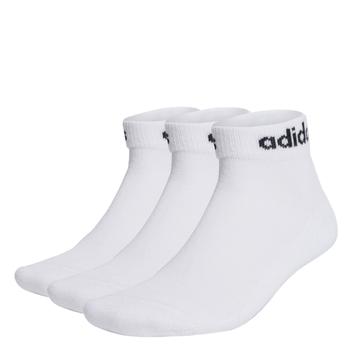 Meias Linear Ankle Cushioned 3 Pares - Adidas - Meia Esportiva ...