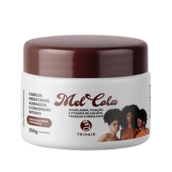 Mel Cola Cachos Naturais e Orgânicos Modelador 250g Trihair - Kit de ...