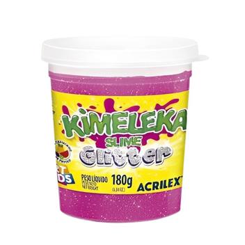 Meleca Kimeleka Acrilex Glitter Cores Sortidas 180g - Slime / Amoeba ...