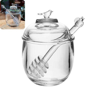 Meleira Com Pegador E Tampa Bird 150ml Cristal Ecologico Transparente ...