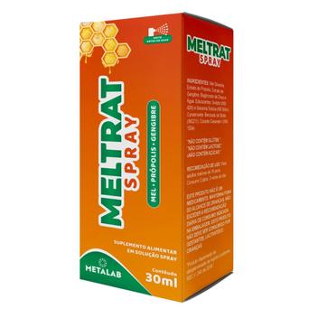 Meltrat spray 30ml mel própolis gengibre para dor de garganta - Metalab - Composto de Mel ...