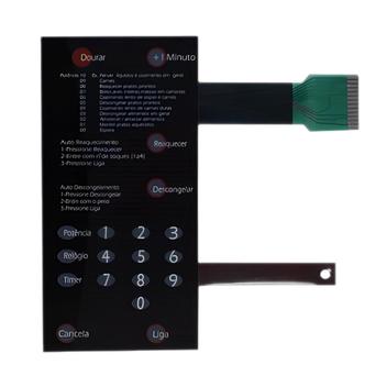 Membrana Microondas Compatível Brastemp BMP31 C/ Doura Preta - Mold ...