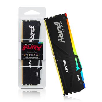 Memoria 8gb Ddr5 6000 1.35V Fury Beast RGB Preto KF560C40BBA-8 Kingston - Memória RAM - Magazine ...