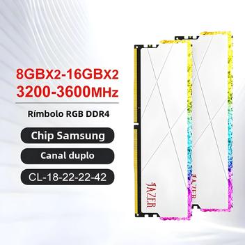 Memória RAM DDR4 RGB - 8GB, 16GB e 32GB (3200MHz/3600MHz ...