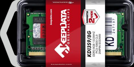 Memória Ram Notebook Ddr3 8Gb 1333Mhz Keepdata Kd13S9/8G - Keepdata ...