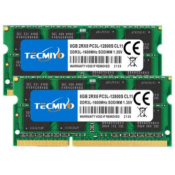 Memória RAM TECMIYO 16GB DDR3L 1600 SODIMM (2x8GB) PC3L-12800S ...