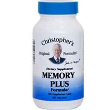 Memory Plus Formula 100 vcaps por Dr. Christophers Formulas ...