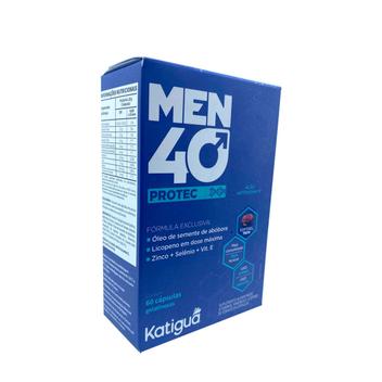 Men 40 Protec 60 Cápsulas - Katiguá + - Katigua - Multivitamínico / Polivitamínico - Magazine Luiza