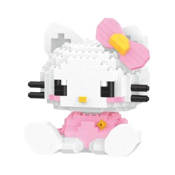 Meninas Hello Kitty Kuromi Cinnamoroll My Melody Blocos De Construção ...