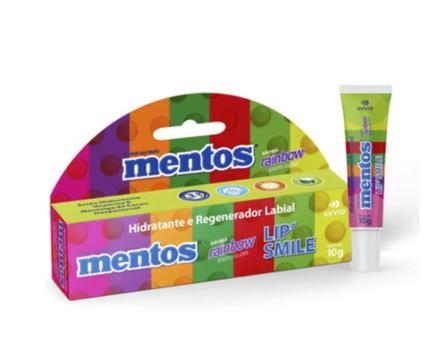 Mentos Hidratante e Regenerador Labial Lips' Smile Efeito Gloss - Aroma ...