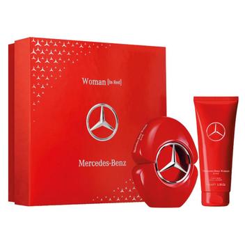 Mercedes Benz Woman In Red Coffret EDP Perfume Feminino 60 ml + Loção ...