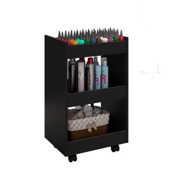 Mesa Auxiliar Manicure e Bancada de Apoio com 3 Prateleiras Miriam ...