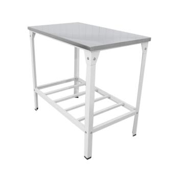 Mesa Bancada Inox Industrial Manipulação Cozinha Industrial 1 metro ...