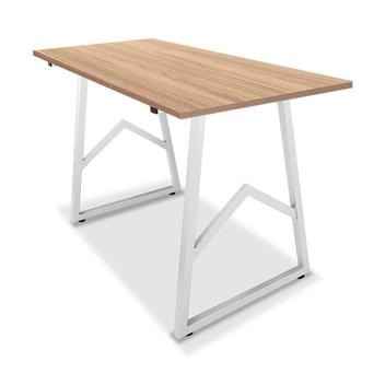 Mesa Cozinha Jantar Industrial Copacabana 100x60 Branco/Jade - Genus ...
