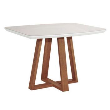 Mesa De Jantar Bennett Retangular Natural C/vidro 115 Cm - Lojas Casa ...