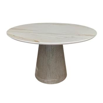 Mesa de Jantar Cone 120 cm Tampo Cerâmica Esmaltada Calacatta Base ... Mesa de Jantar Cone 120 cm Tampo Cerâmica Esmaltada Calacatta Base ...