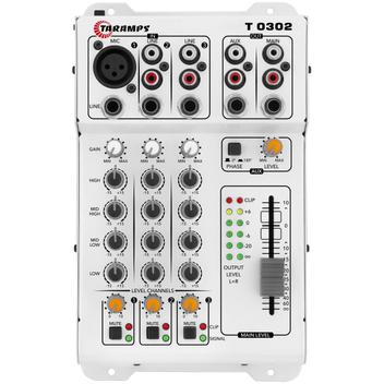 Mesa De Som Equalizador Taramps T 0302 3 Canais 2 Saídas T0302 - Mesa ...