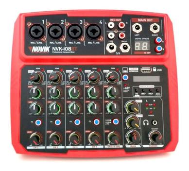 Mesa De Som Novik Nvk I08 Bt Bluetooth Usb Efeitos Bivolt - Mesa de Som ...