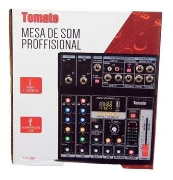 Mesa De Som Profissional 7 Canais Bluetooth Tomate Tyt-007 - Mesa de Som / Mixer - Magazine Luiza