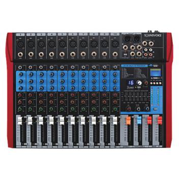 Mesa de Som Soundvoice MS-102 Plus Efeito/Blue/Eq 7 bandas - Mesa de ...