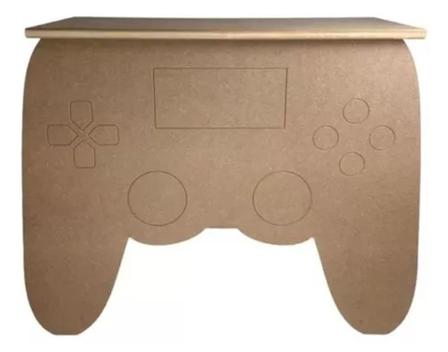 Mesa Fake Controle Vídeo Game Em Mdf Cru 1 Peça Decoração - Ana ...