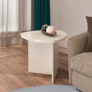 Mesa Lateral Triangular Artely Delta Cor Off White - Mesa de Canto ...