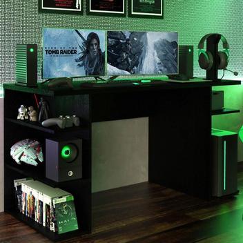Mesa Para Gamer Madesa - Preto - Mesa Gamer - Magazine Luiza