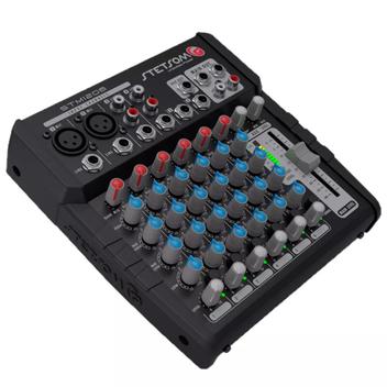 Mesa Som Stetsom STM-1206 6 Canais 4 Eq. Band 12Volts - Mesa de Som ...