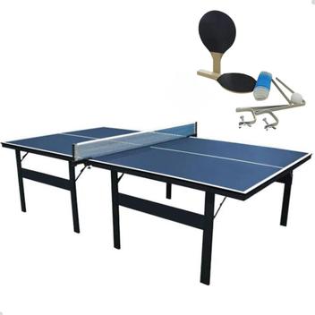 Mesa Tênis de Mesa Ping Pong 18mm Rede Raquete MDF Sports - Sports ...