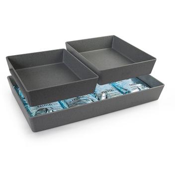 Mesa Térmica Fria Melamina 50x30 com Gelo Gel 2 Cubas Travessas ...