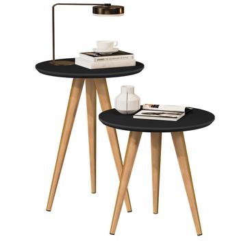 Mesinhas Lateral Sofá Cama Jogo Apoio Cantinho Café Moderna - DWR ...