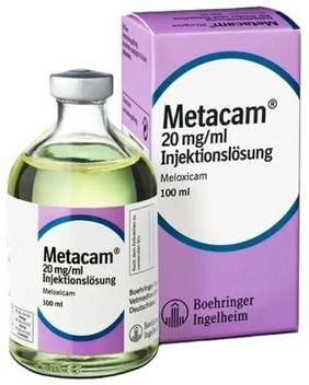 Metacam Injetável 20Mg 100Ml - Boehringer - Anti Inflamátório Pet ...