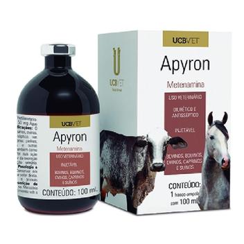 Metenamina Apyron 1 frasco-ampola com 30 ml UCBVET - Farmácia Pet ...