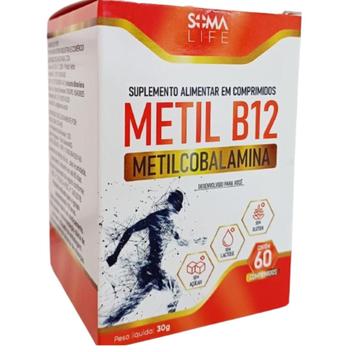 Metil B12 suplemento alimentar 60 comprimido - Soma Life - Complemento ...