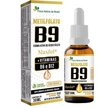 Metilfolato Maxfol (Vitaminas B9,B6,B12) 30ml - Flora Nativa ...