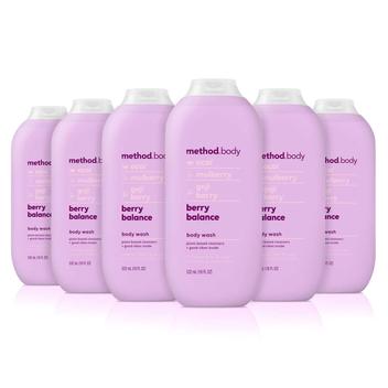Método de lavagem corporal Berry Balance 532ml (pacote com 6) - Method ...