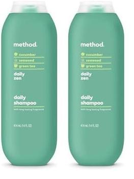 Método de shampoo Everyday Daily Zen Cuber Green Tea 414ml - Method ...