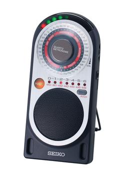 Metrônomo Seiko SQ70 Quartz com mostrador de tempo e indicador de 9 ...