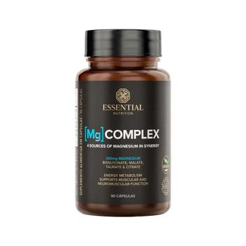 Mg Complex Magnesium Complex Essential Nutrition 90 Cápsulas - Cloreto ...
