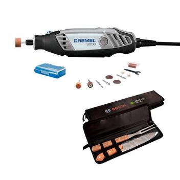 Micro Retifica 3000 Dremel Com 82 Peças c/ Eixo Flex + Kit - Outros ...