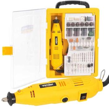 Micro Retífica Profissional Kit 175 Pc Mini Furadeira - 110V - Vonder - Micro Retífica ...
