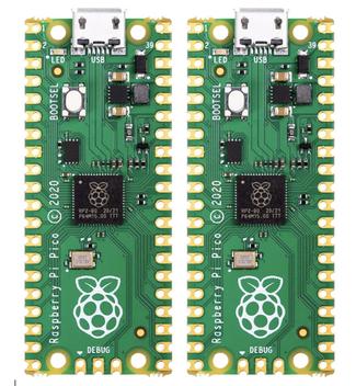 Microcontrolador Raspberry Pi Pico RP2040, pacote com 2 - Marca Própria ...
