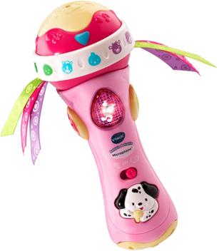 Microfone Babble Rattle para bebês - VTech Pink - Microfone Dinâmico ...