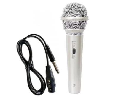 Microfone com fio - rohs - Microfone Dinâmico - Magazine Luiza