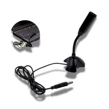 Microfone De Mesa USB LE 917 PC Computador Notebook Ajustável - Lojão ...