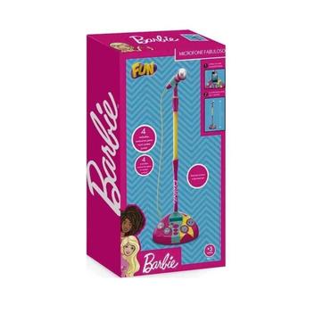 Microfone Fabuloso Barbie Com Função Mp3 Player Fun - Microfone de ...